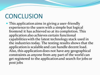 JOB PORTAL SYSTEM | PDF