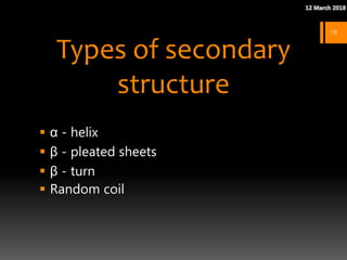 PROTEINS AND THEIR STRUCTURE | PPTX