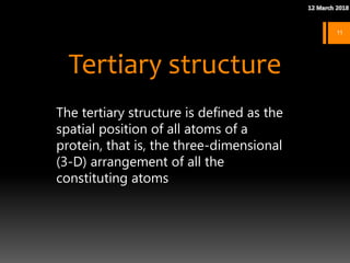PROTEINS AND THEIR STRUCTURE | PPT