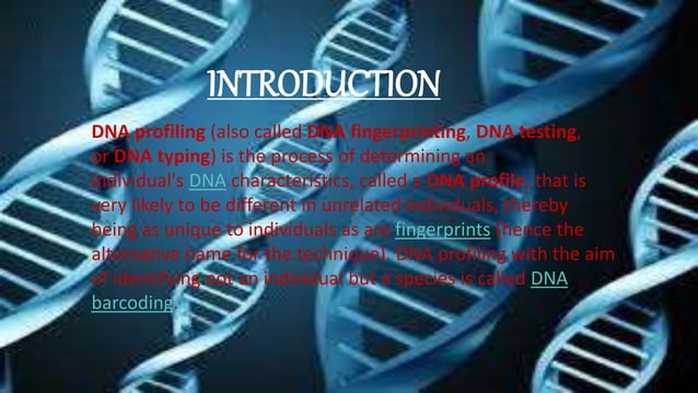 DNA PROFILING | PPT