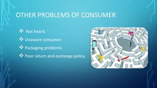 Consumer and their problems | PPTX