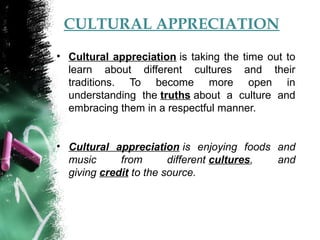 CELEBRATION OF FESTIVALS AND CULTURAL APPRECIATION | PPT
