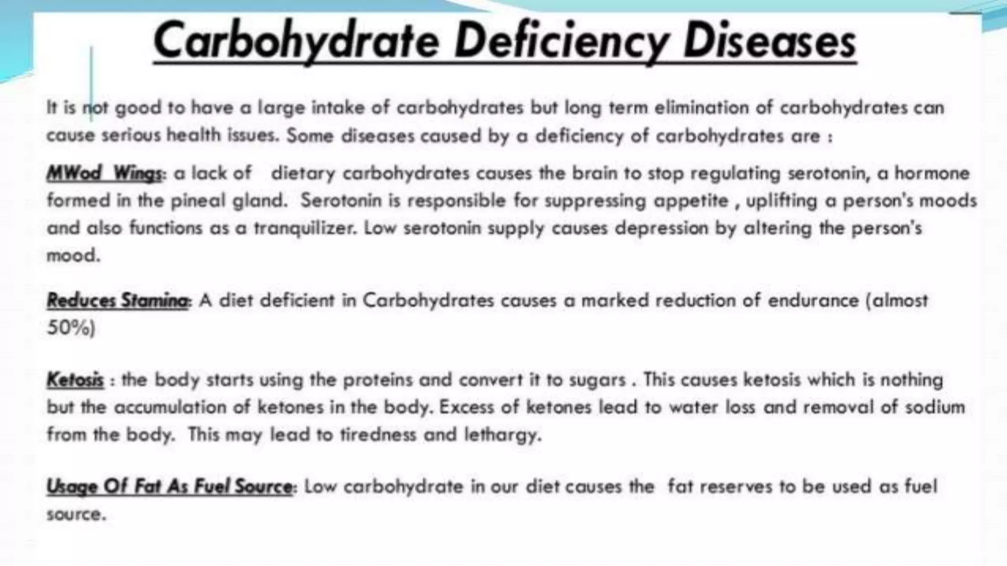 NUTRITIONAL DEFICIENCY DISORDERS IN HUMAN BEINGS | PPT