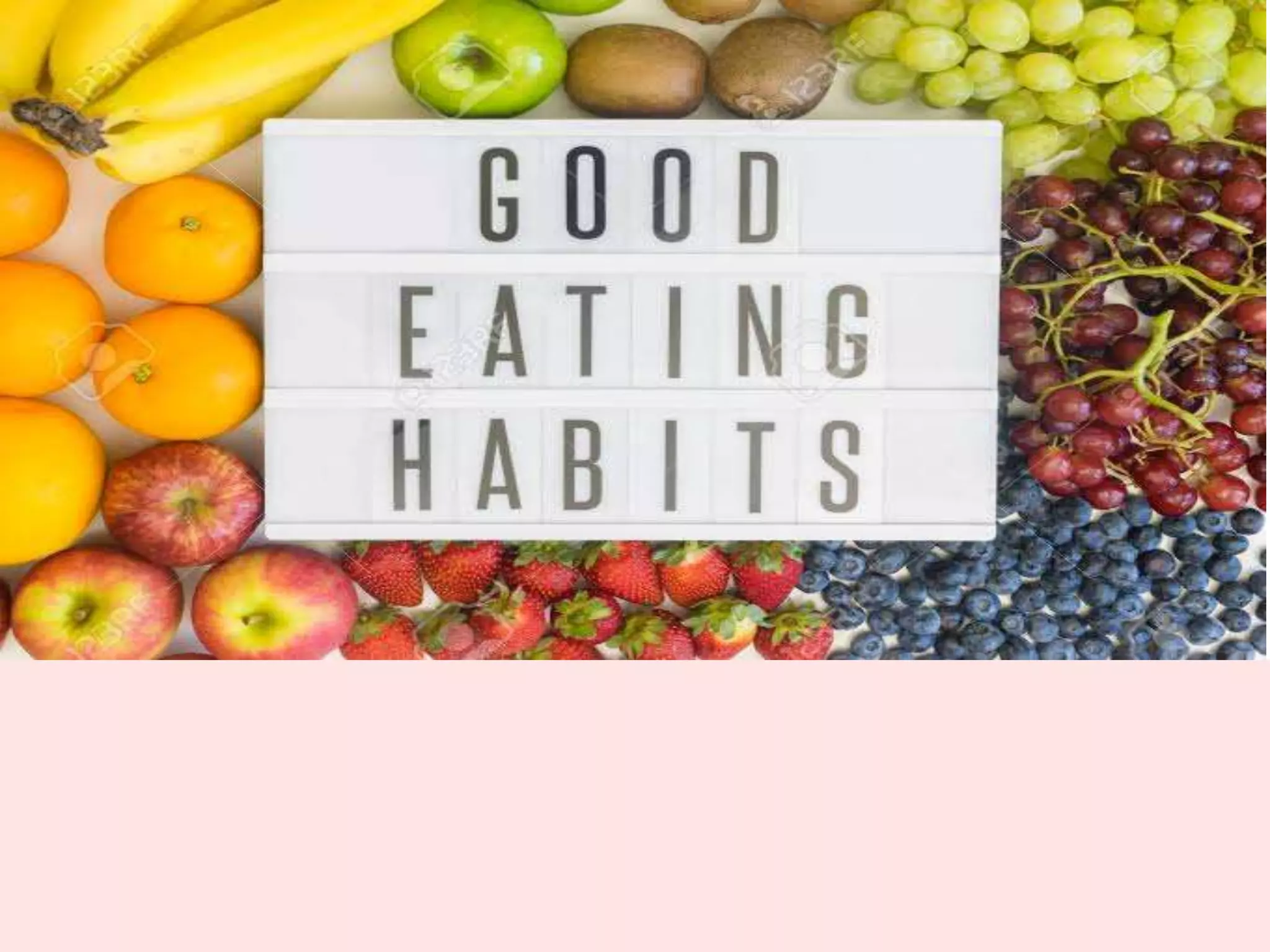 GOOD EATING HABIT | PPT