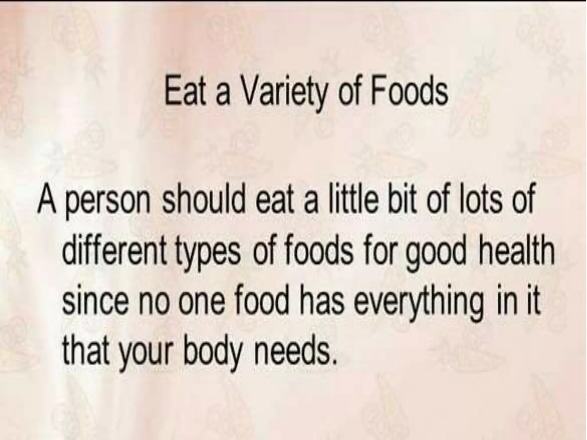 GOOD EATING HABIT | PPTX