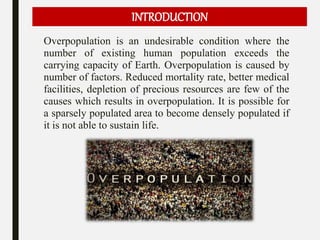 ADVERSE EFFECTS OF OVERPOPULATION (POVERTY, ILLITERACY, POLLUTION) | PPT