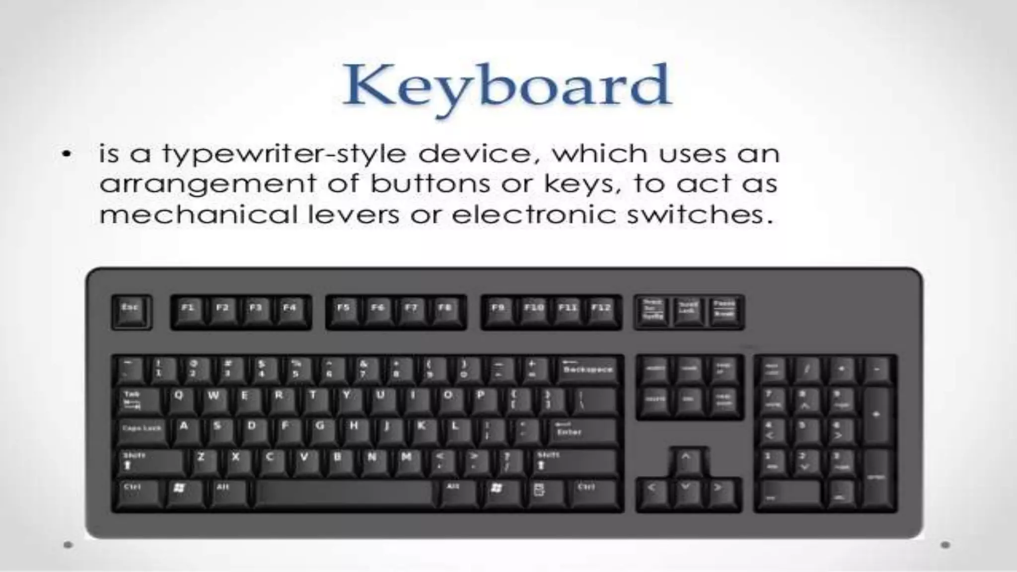 DIFFERENT PARTS OF COMPUTER | PPT