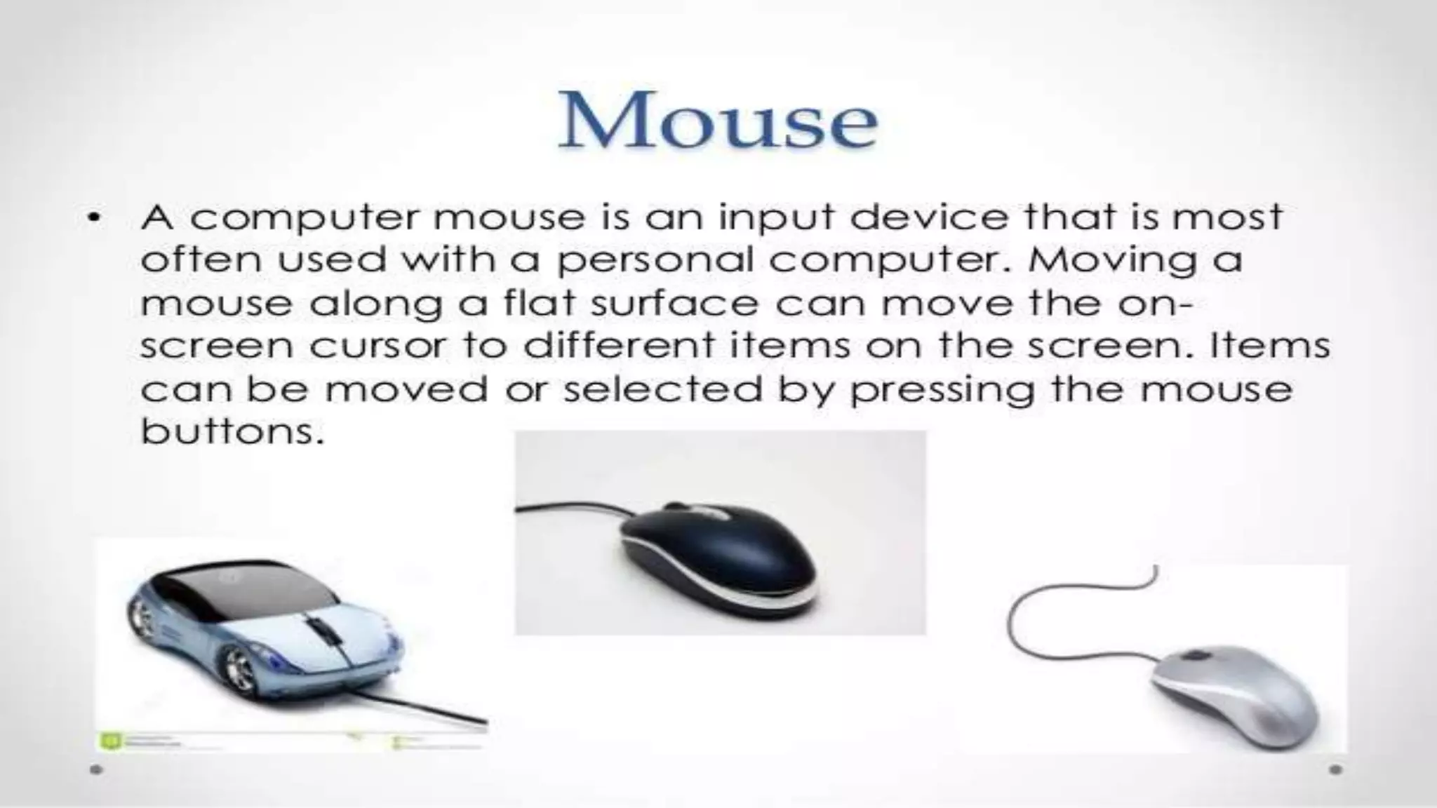 DIFFERENT PARTS OF COMPUTER | PPT