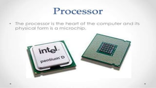 DIFFERENT PARTS OF COMPUTER | PPT