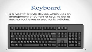 DIFFERENT PARTS OF COMPUTER | PPT