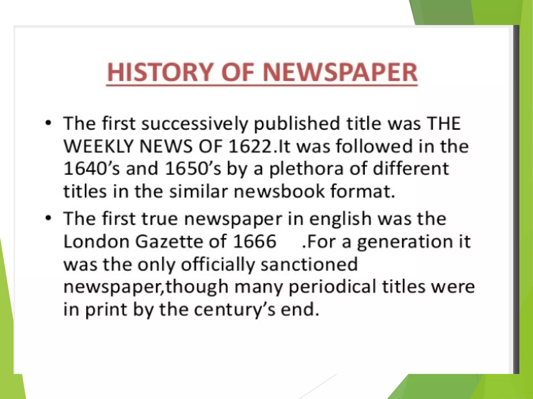 NEWSPAPER | PPT