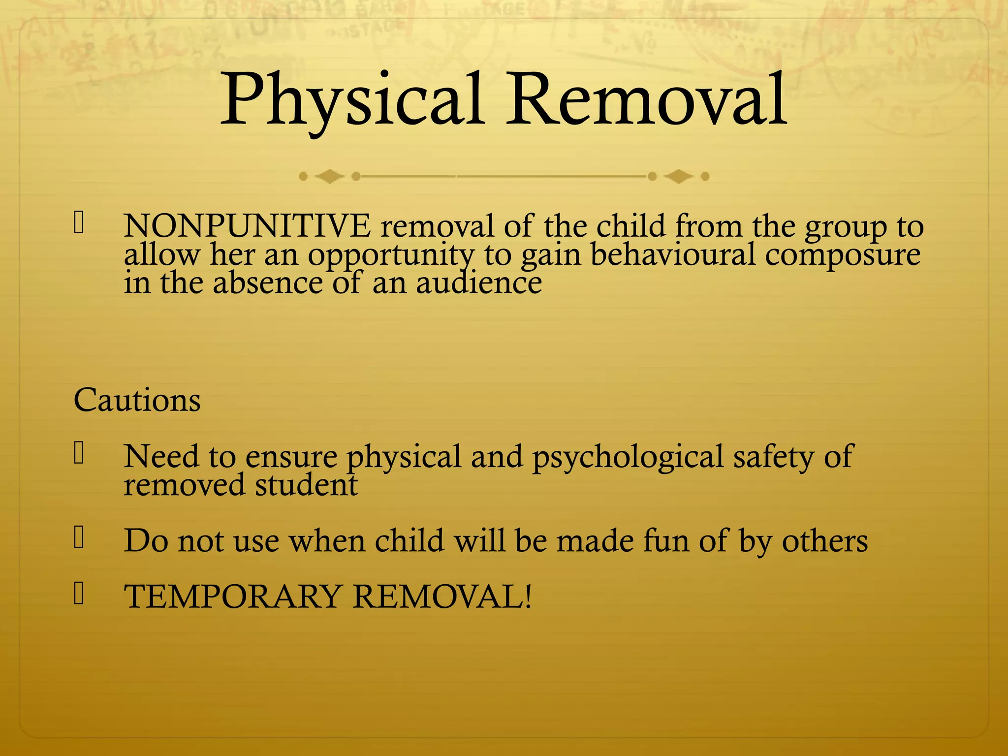 17 behaviour management techniques | PPT