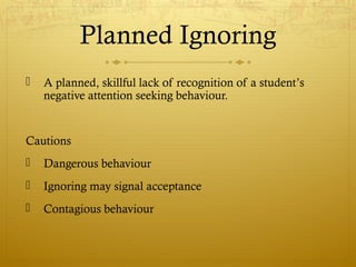 17 behaviour management techniques | PPT