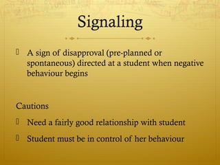 17 behaviour management techniques | PPT