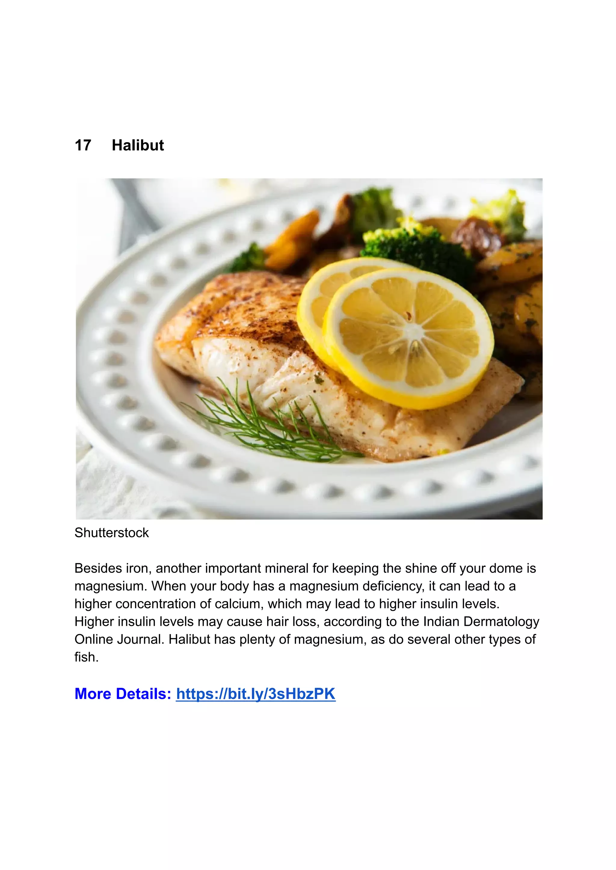 17 best foods to stop hair loss | PDF
