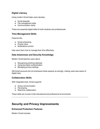 Comprehensive Guide to Gmail vs Old Gmail Accounts: Features, Benefits ...