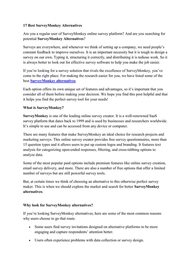 17 Best SurveyMonkey Alternatives.docx