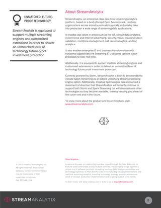 Future-proof-Architecture-for-Streaming-Data-Analytics-WhitePaper | PDF | Internet | Computing