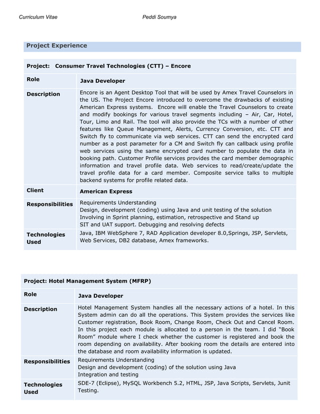 Soumya_Java_Developer | PDF