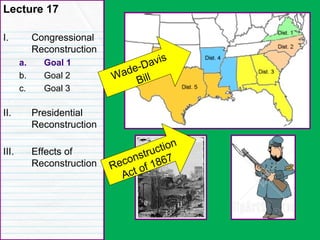 lecture 17 on reconstruction | PPT