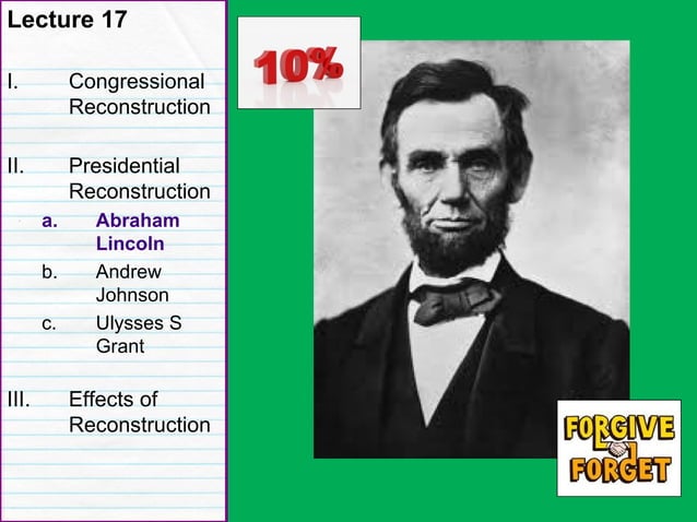 lecture 17 on reconstruction | PPT