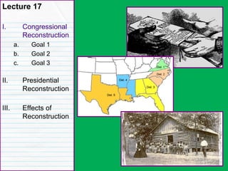 lecture 17 on reconstruction | PPT