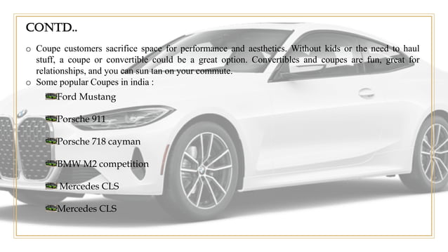 Automobile Body Types Explained | PDF