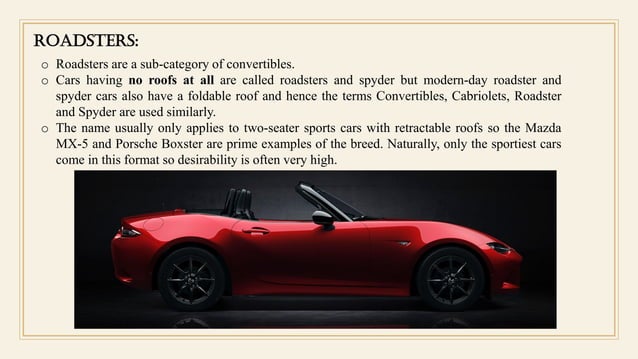 Automobile Body Types Explained | PDF