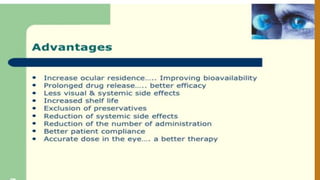 Nanotechnology in ocular drug delivery system | PPT