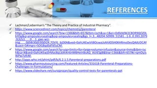 Parentrals (industrial pharmacy) | PPTX
