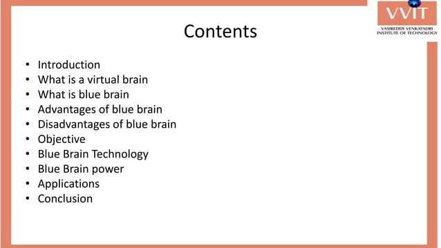 Blue_brain_technology ppt | PPTX | Brain and Nervous System Disorders ...