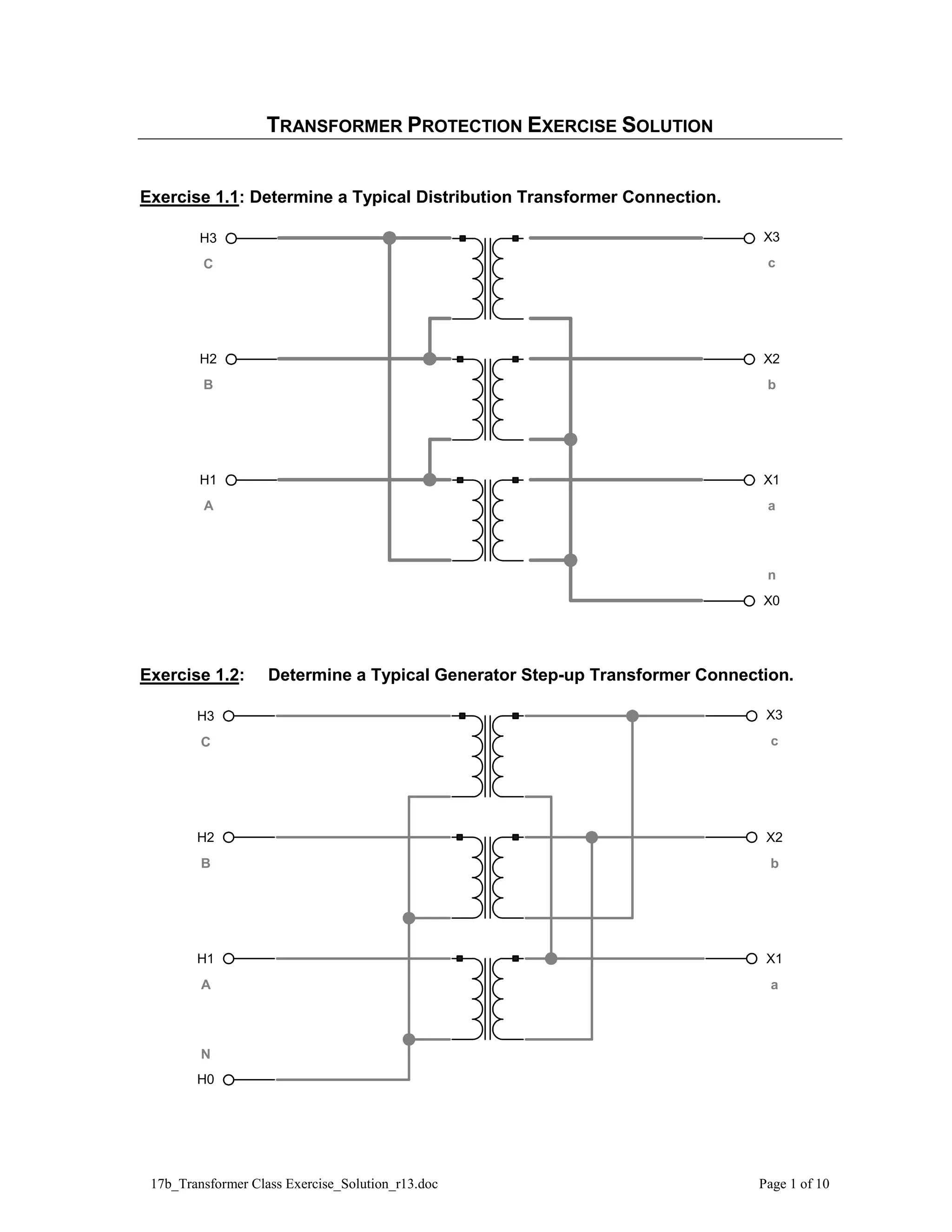 17b transformer class exercise solution_r13 | PDF | Physics | Science