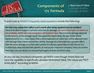 17c formula Diminished Value ebook | PPT