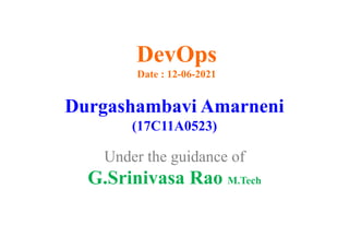 DevOps seminar ppt | PPTX