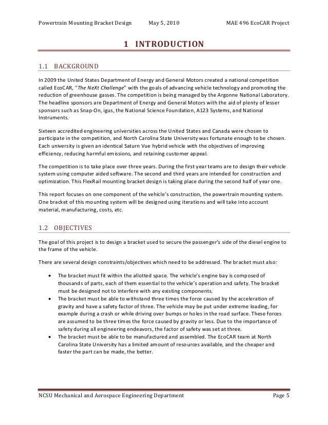 Undergraduate Research Report