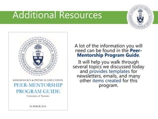 KPE Peer-Mentor Orientation | PPTX | Secondary Education | Education