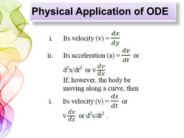 Application of Ordinary Differential Equation in civil engineering | PPTX