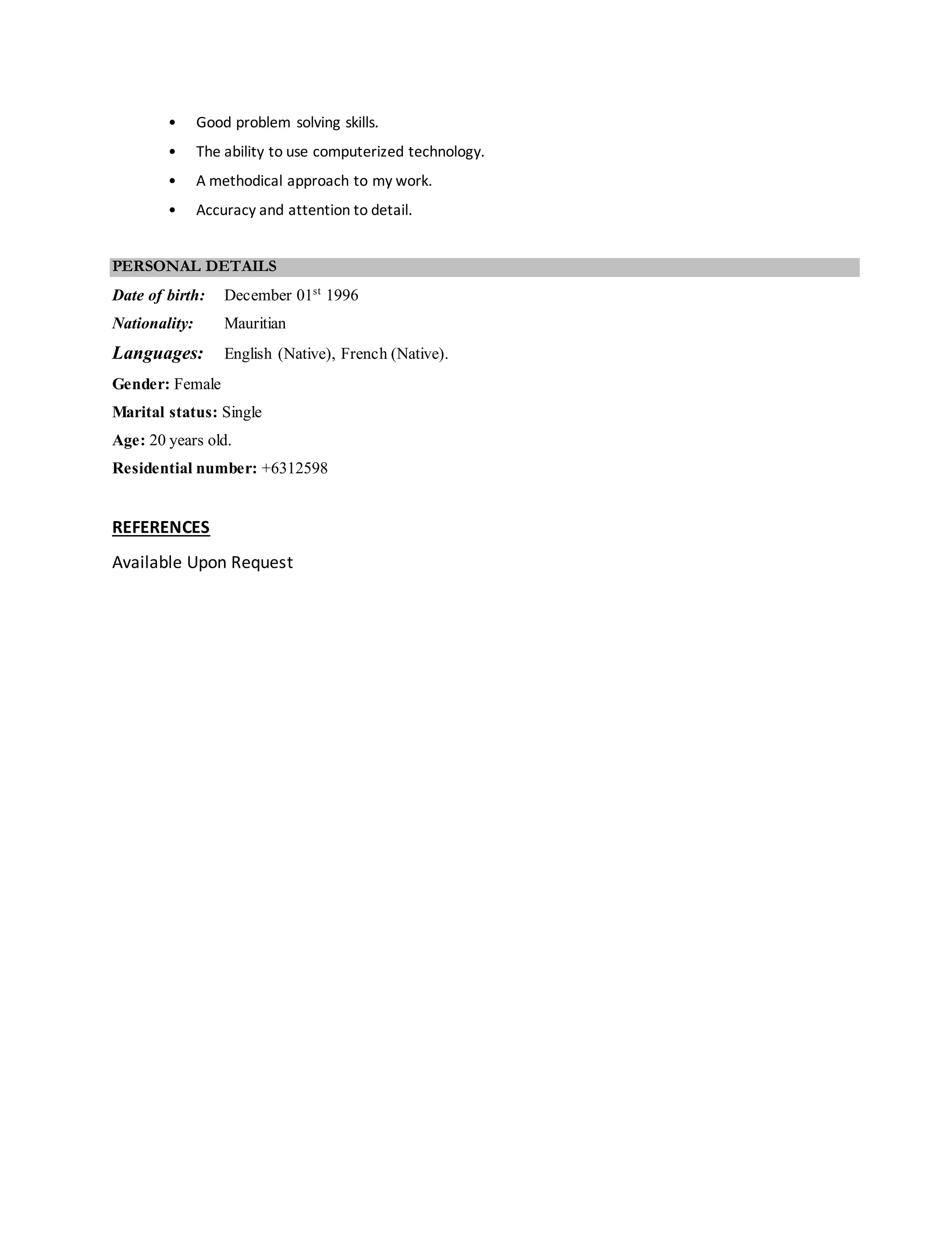 curriculum vitae stacy | PDF