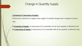 changes in supply | PPTX