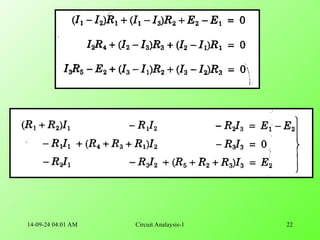 electrical circuits problems and analysis | PPT