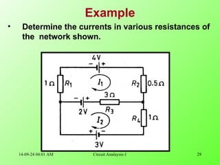 electrical circuits problems and analysis | PPT