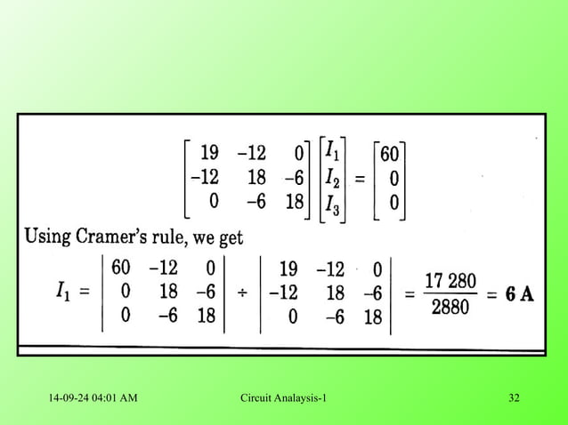 electrical circuits problems and analysis | PPT