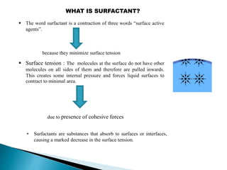 SURFACTANTS | PPTX