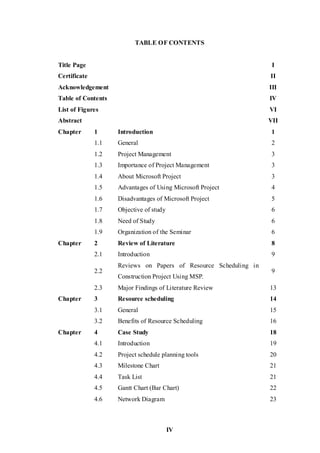 Resource scheduling in Construction Project Using Microsoft Project | PDF