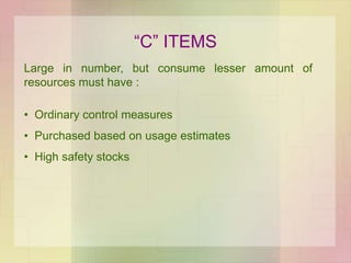 APPLICATION OF ABC ANALYSIS FOR MATERIAL MANAGEMENT OF RESIDENTIAL ...