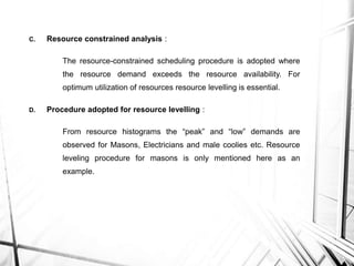 Resource scheduling in Construction Projects Using MSP | PPTX