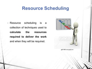 Resource scheduling in Construction Projects Using MSP | PPTX