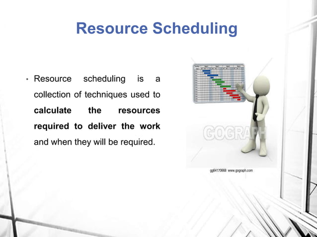 Resource scheduling in Construction Projects Using MSP | PPTX