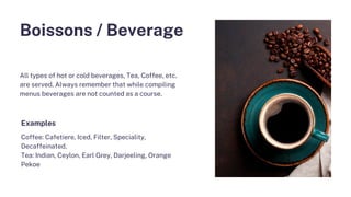 17 course french classical menu | PDF