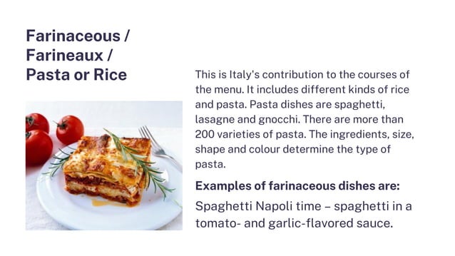 17 course french classical menu | PDF | Cooking | Food & Drink